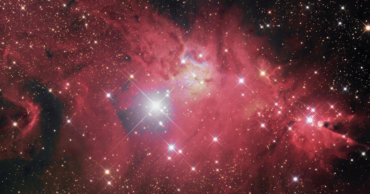 The Christmas Tree Cluster and Cone Nebula NGC2264 | Telescope Live